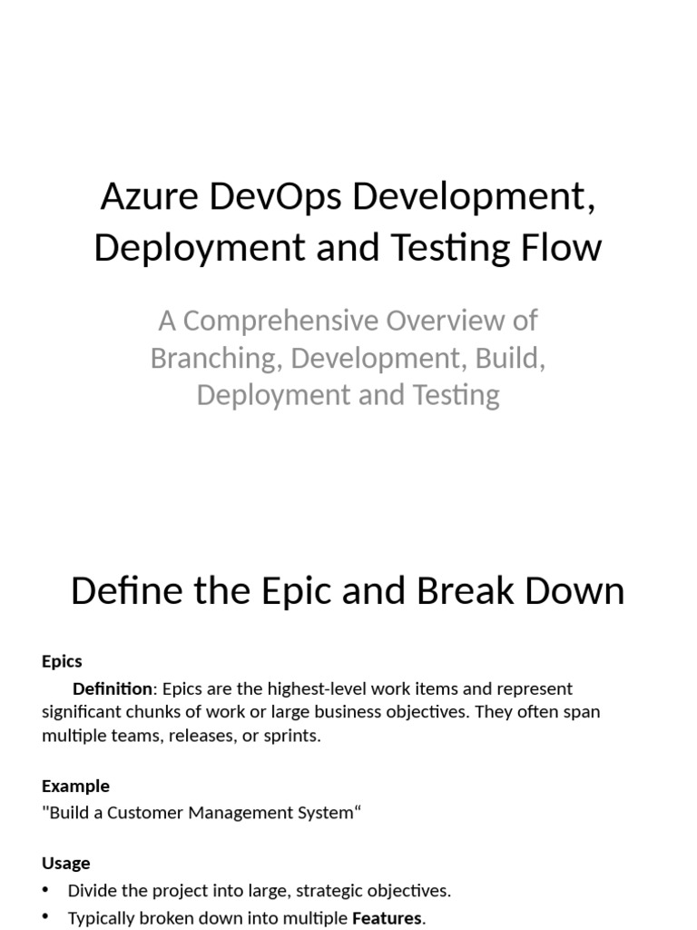Azure Devops Development Flow Pdf Agile Software Development