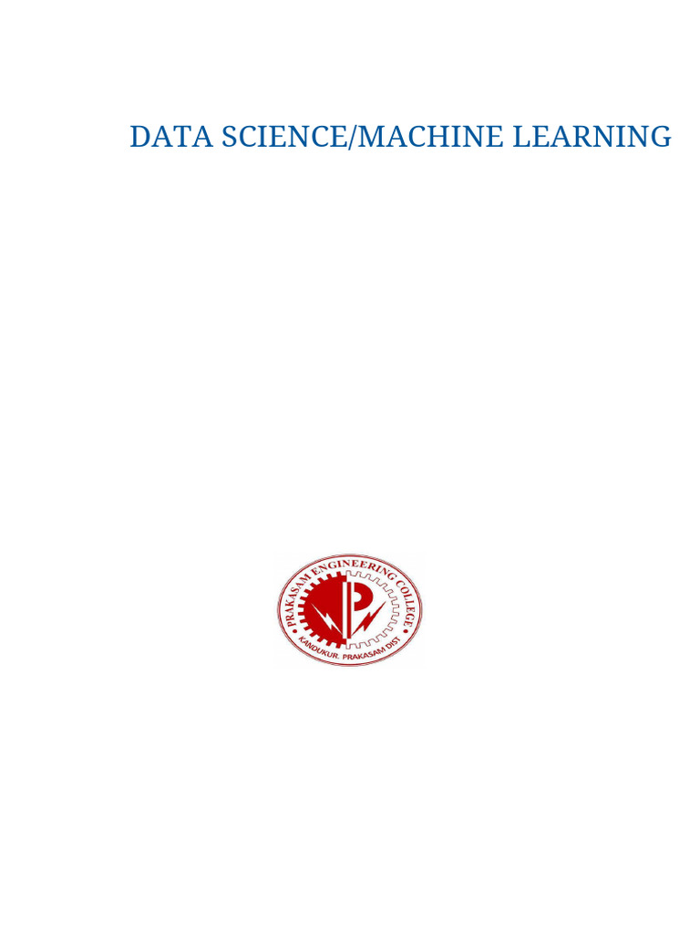 Avinash PDF | PDF | Machine Learning | Forecasting