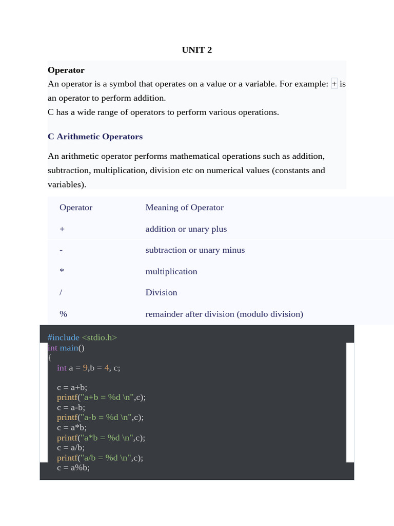 file_1149_UNIT2 | PDF | Arithmetic | Multiplication