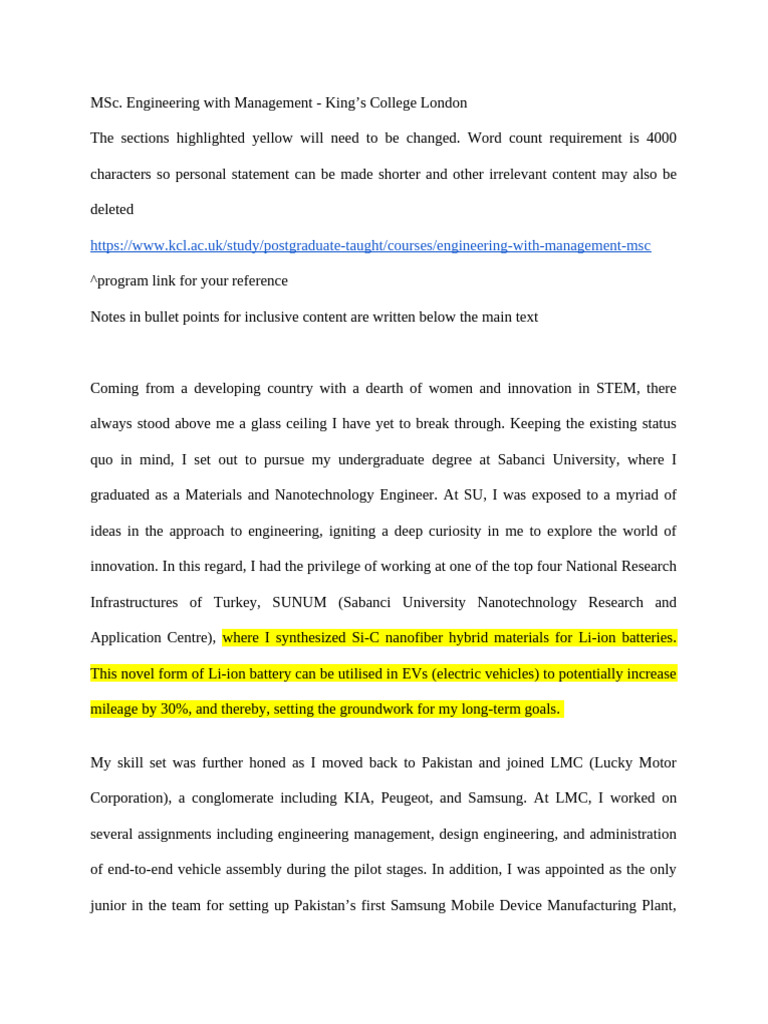 PS_KCL_DRAFT_WIP | PDF | Electric Vehicle | Prosthesis