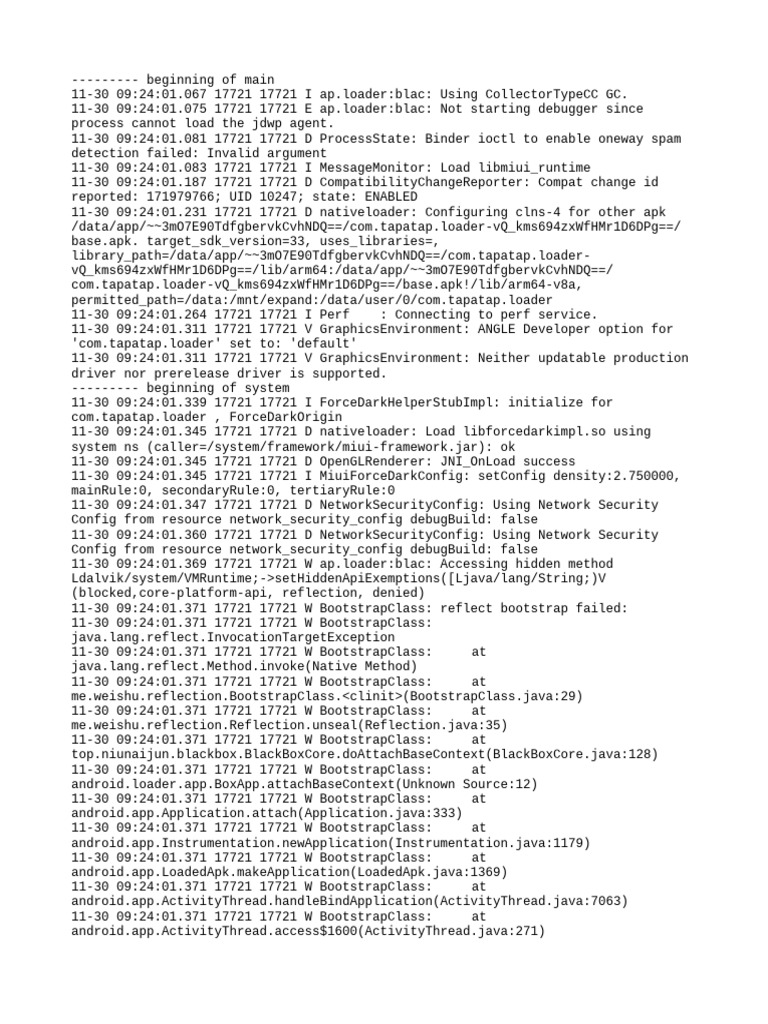 com.tapatap.loader_logcat | PDF | Java (Programming Language) | Computing Platforms