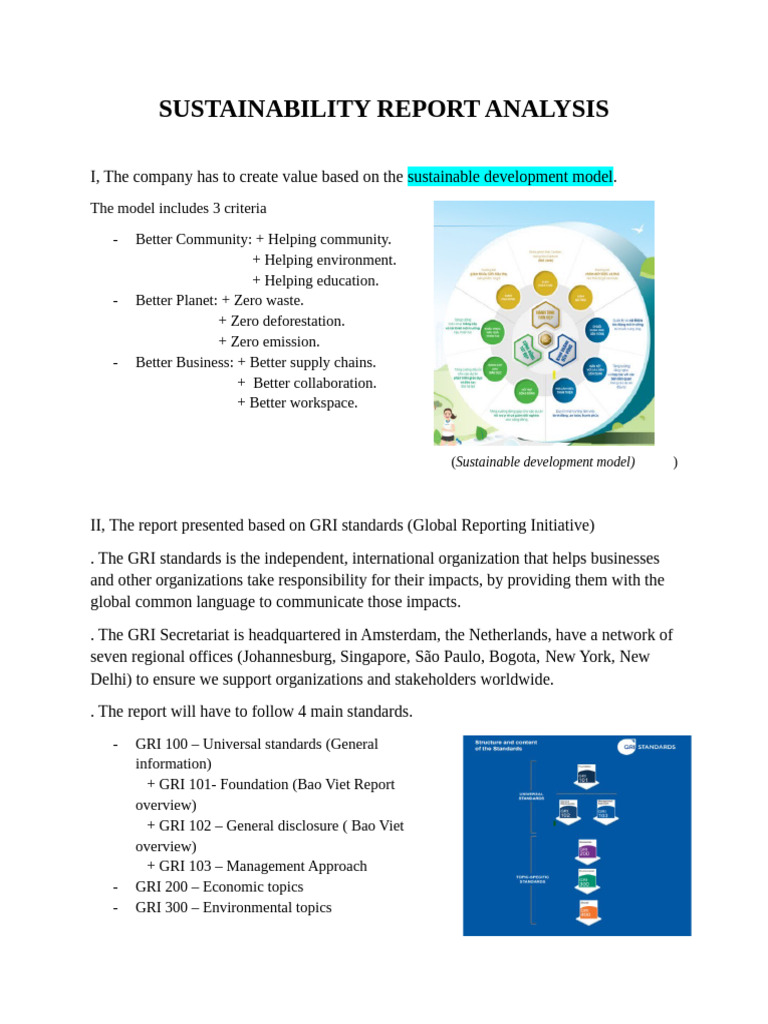 GRI Standards in Sustainability Reporting | PDF | Economy And The ...