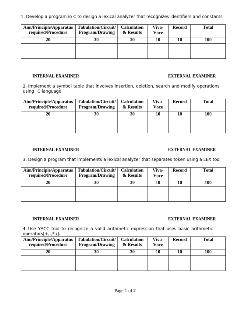 CS3501 SET1 SPLIT | PDF | Parsing | Reserved Word