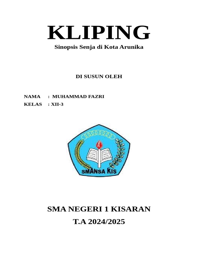 Senja Arunika: Harapan Baru | PDF