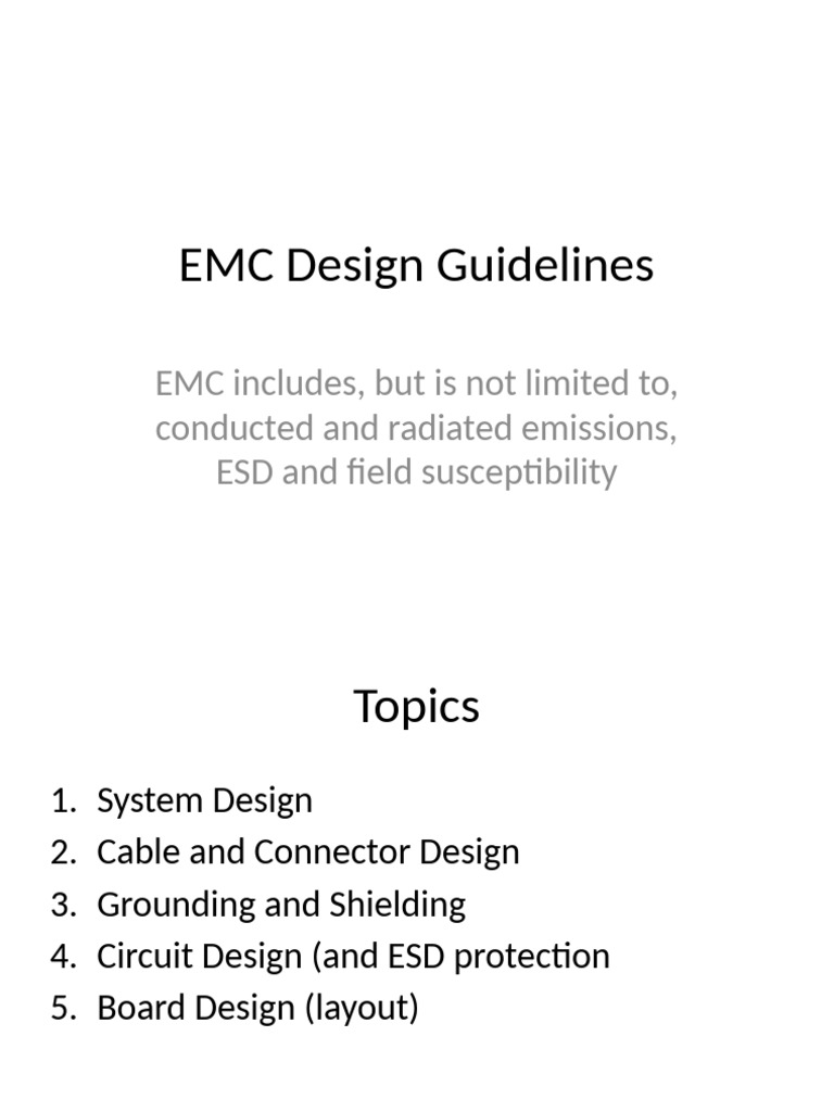 EMI Enclosure Design Guidelines | PDF | Electromagnetic Interference ...