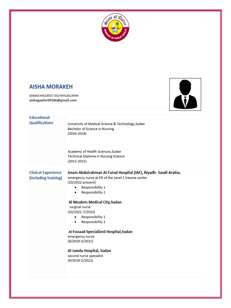 DHP CV | PDF | Nursing | Health Professional