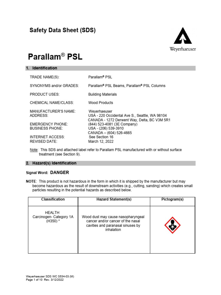 Parallam PSL | PDF | Occupational Safety And Health | Safety