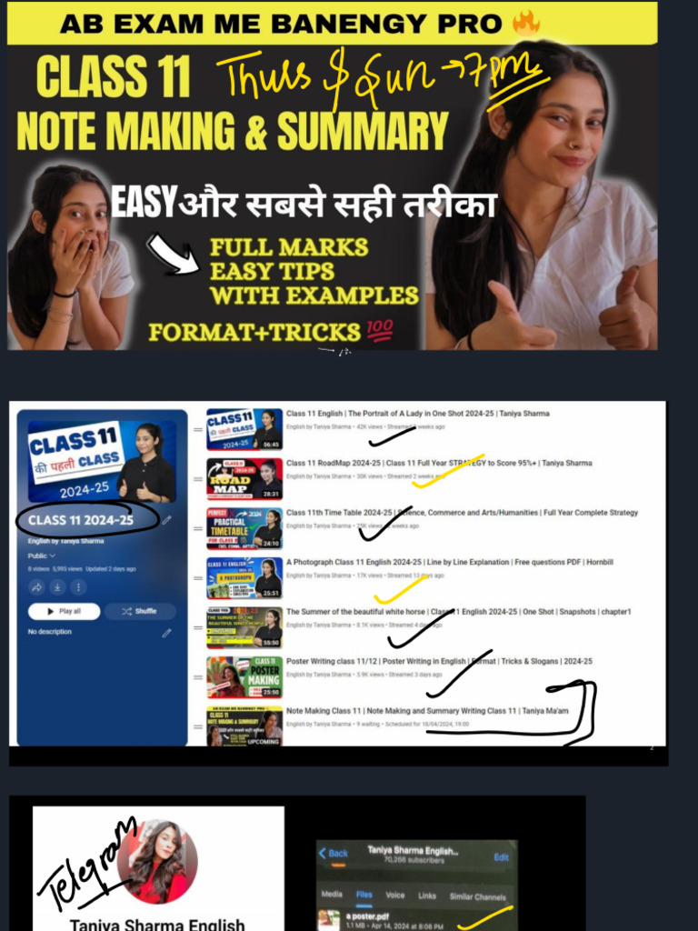 Class 11 Note Making | PDF