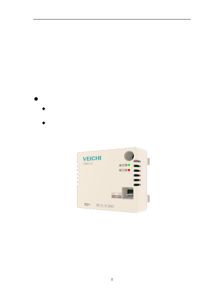 EN-VMBR-10 Modbus RTU Fieldbus Module Manual V1.0 | PDF | Data ...