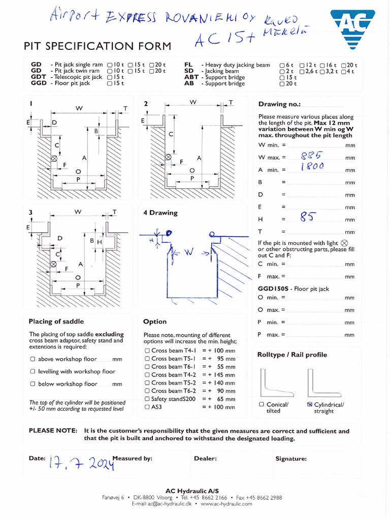15 Tonnin Kuilunostin | PDF