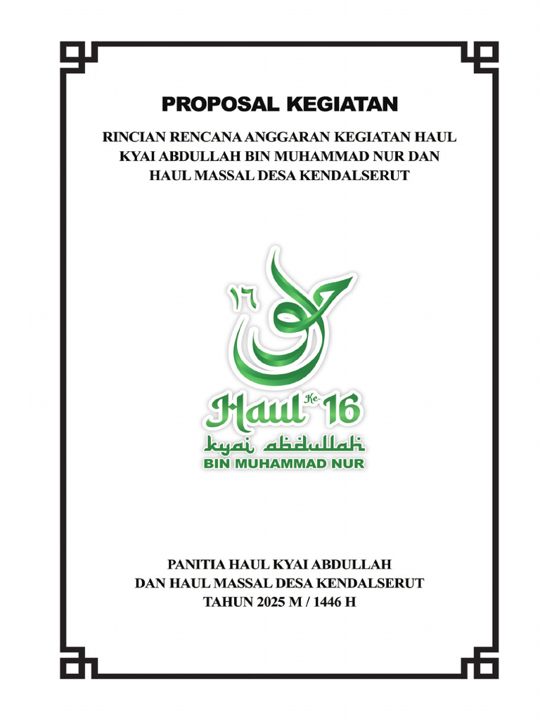 Proposal Haul 2025 | PDF