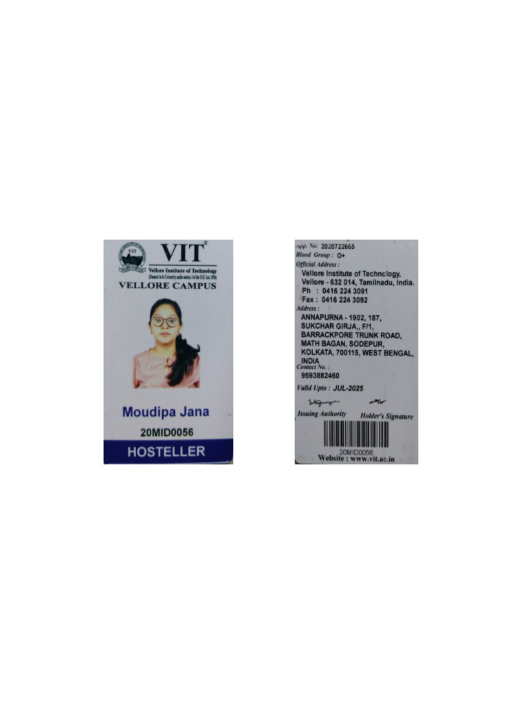 Id Card - Vit | PDF