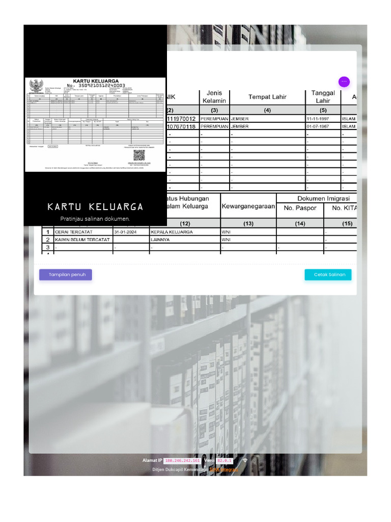 SIAK Integrasi | PDF