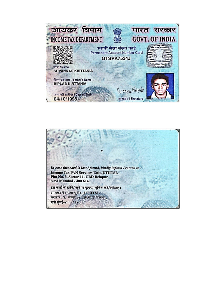 Pan Card | PDF