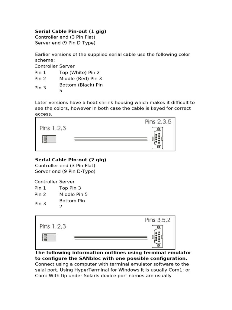 Serial Cable Pin | PDF | Computing | Computer Engineering