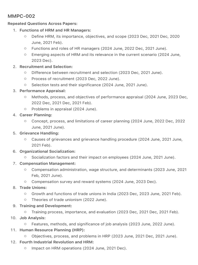 MMPC-002_241221_163138 | PDF | Human Resource Management | Performance ... MMPC-002_241221_163138 | PDF | Human Resource Management | Performance ...