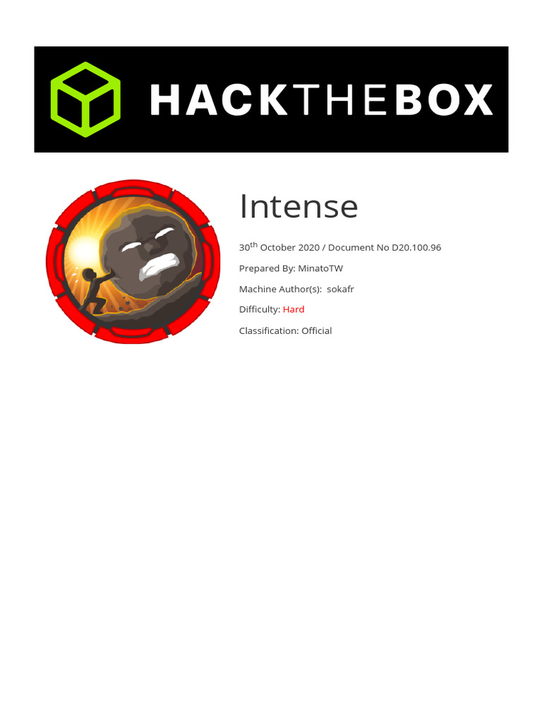 261-Intense HTB Official Writeup Tamarisk | PDF | Password | Http Cookie