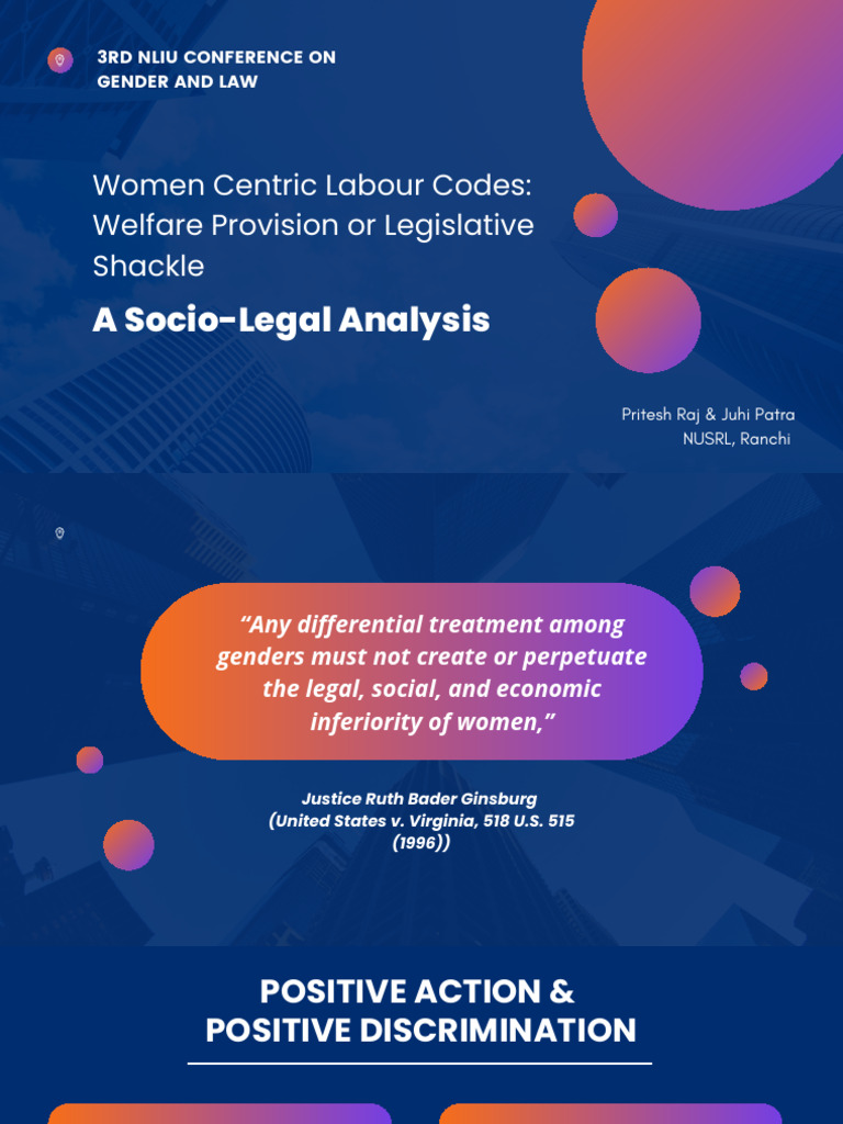 Women Centric Labour Codes Welfare Provision or Legislative Shackle ...