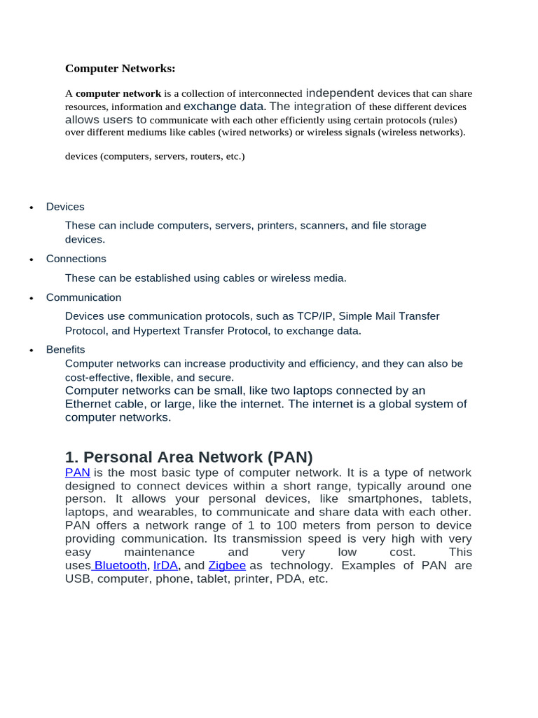 Computer Networks | PDF | Computer Network | Local Area Network Computer Networks | PDF | Computer Network | Local Area Network