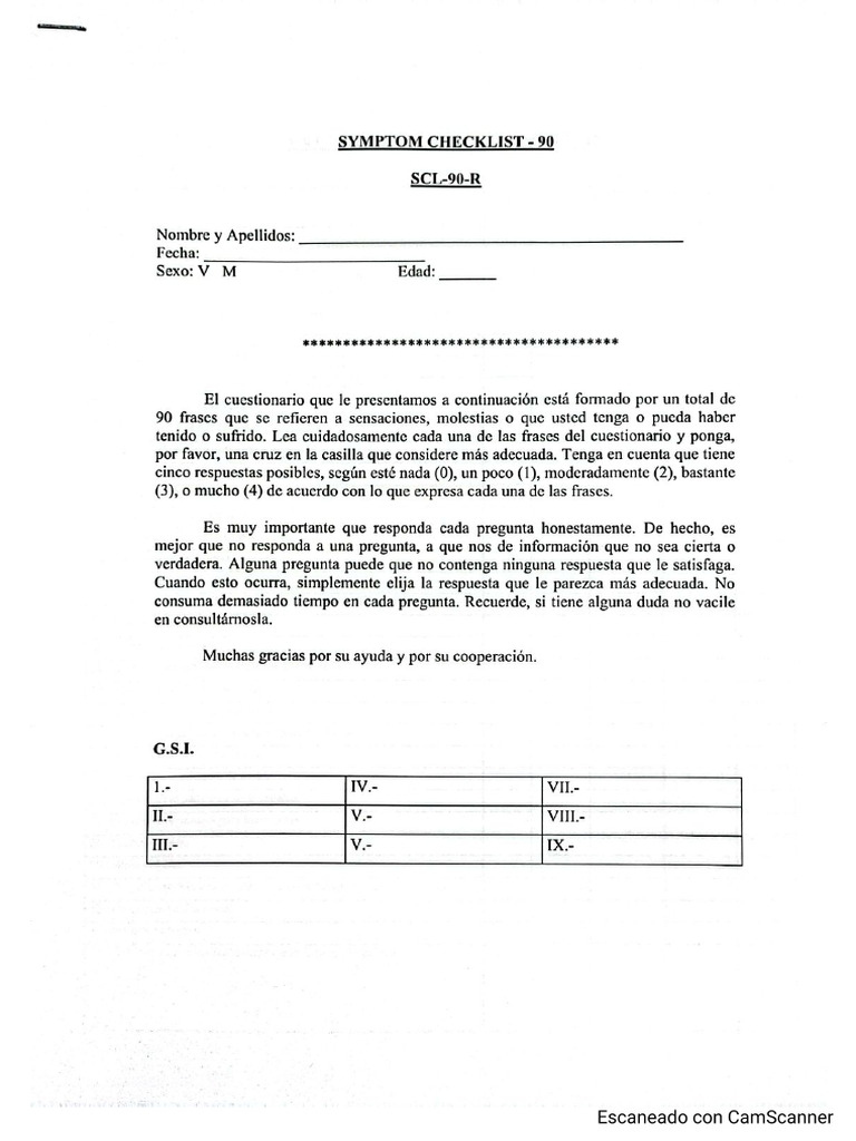 SCL-90-R | PDF