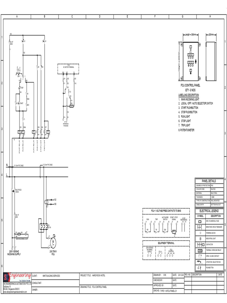 Fcu Level 2 DWGS | PDF | Fuse (Electrical) | Electric Power