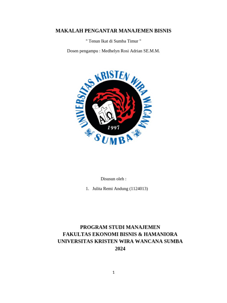 pengantar manajemen bisnis | PDF