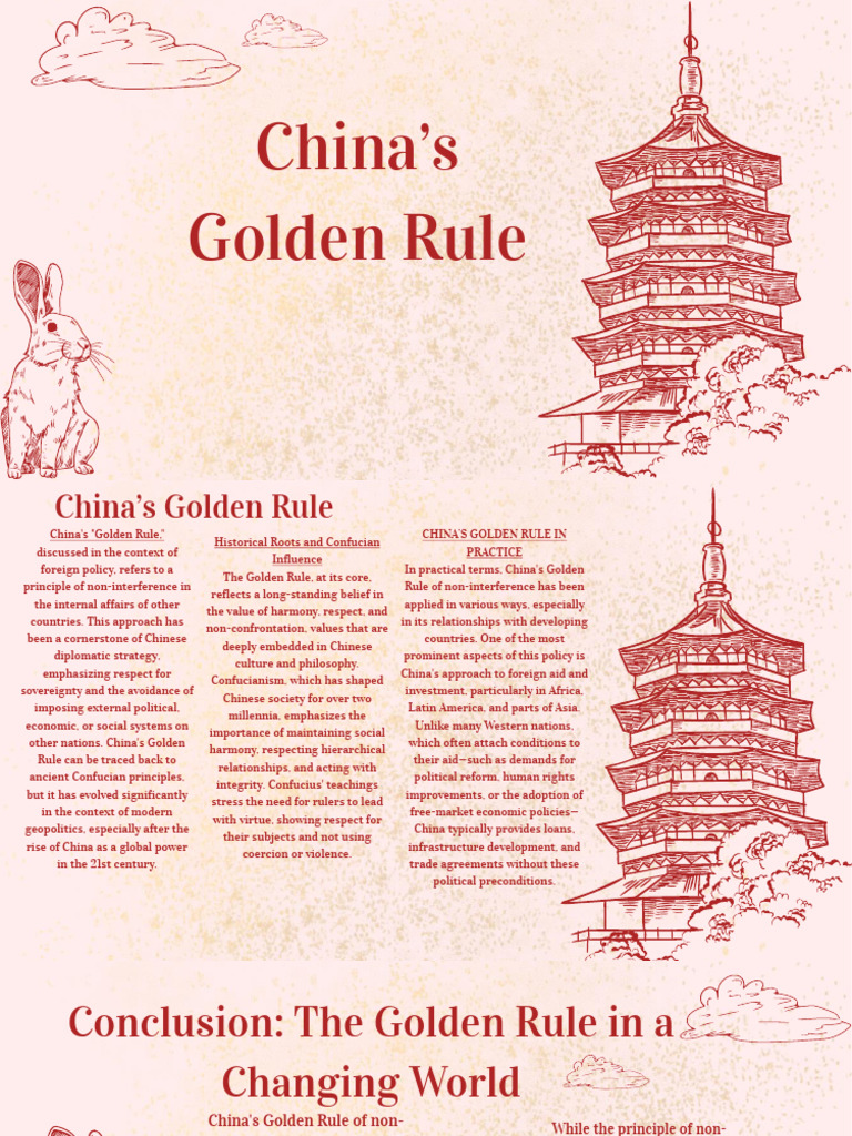 Chinas Golden Rule Encyclopedia | PDF | China | World Politics