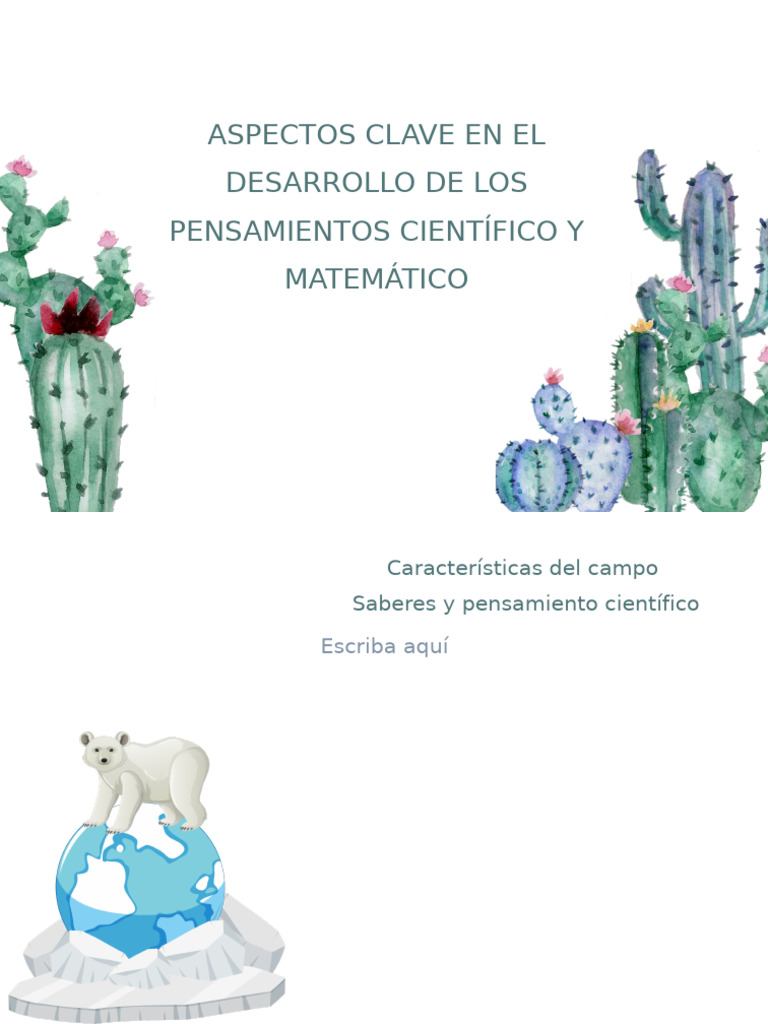 Pensamiento Científico y Matemático | PDF