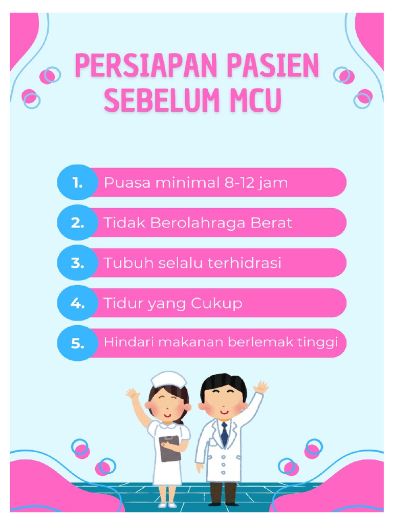 Persiapan Pasien MCU | PDF
