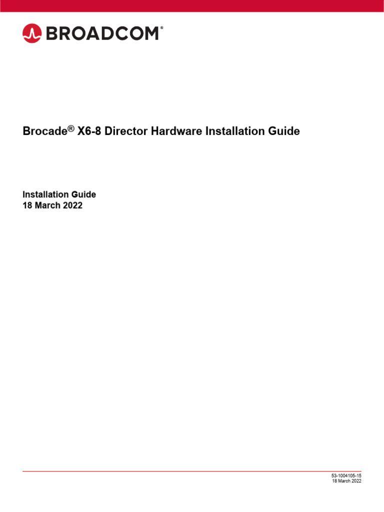 x6 8 Installguide | PDF | Telecommunications | Computer Networking