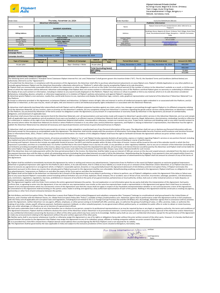 Pluss NOV Ro 4L | PDF | Payments | Bribery