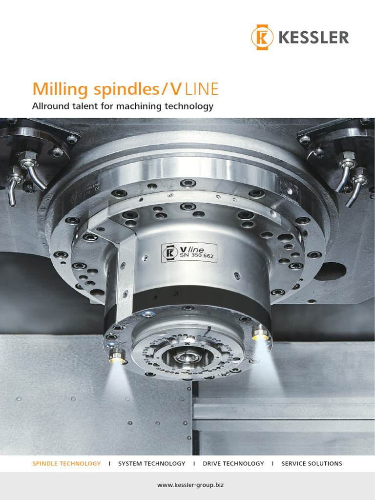 Kessler Spindle v-line En | PDF | Electric Motor | Mechanical Engineering