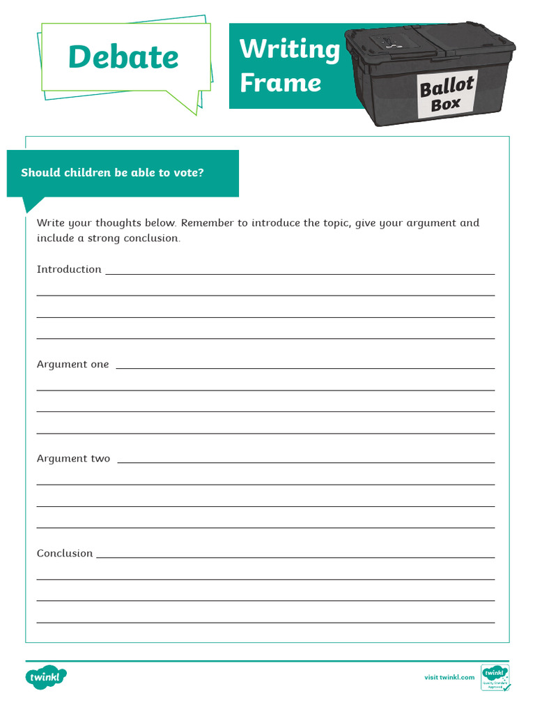 children vote worksheet | PDF