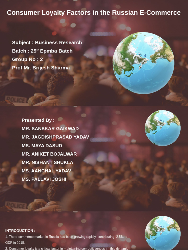 Business Research - Consumer Loyalty Factors in The Russian e Commerce ...