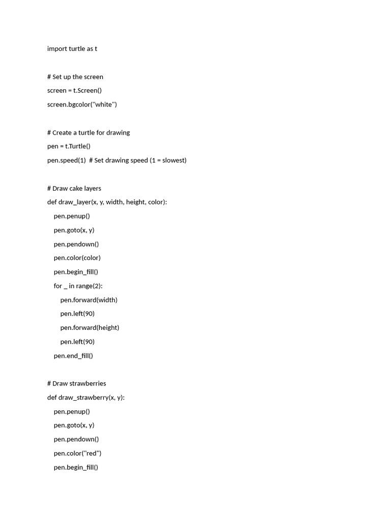 Birthday Cake Pdf Cakes Desserts