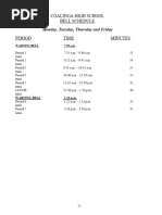 Bell Timings | PDF