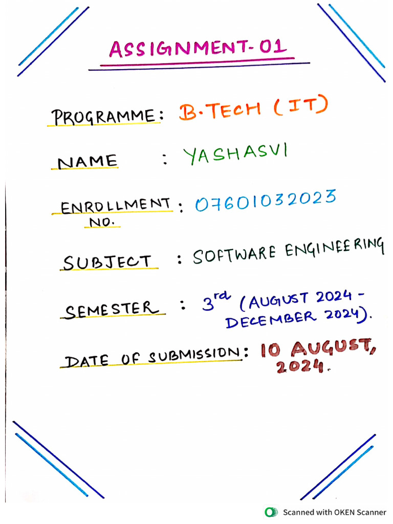 Lab Assignment 01 | PDF