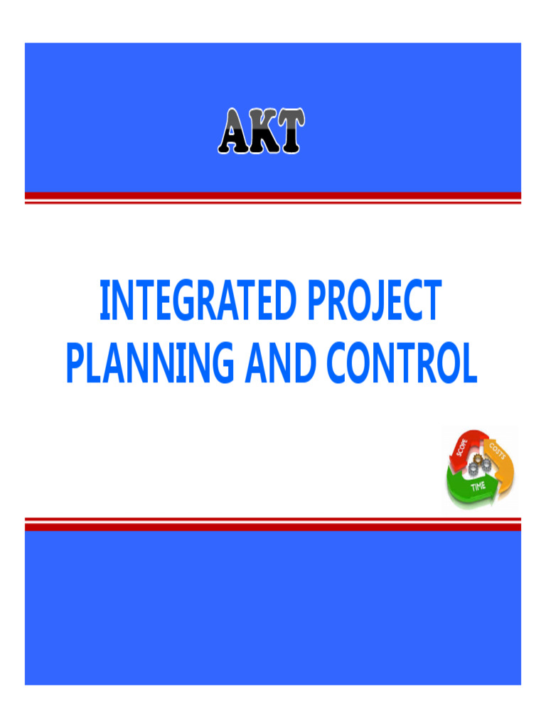 IPPC01 - Integrated Project Planning and Control R1 | PDF | Project ...