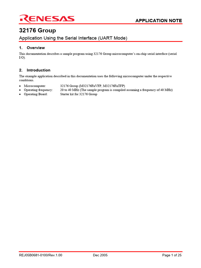 MPU Renesas Elenota.pl | PDF | Bit Rate | Computing
