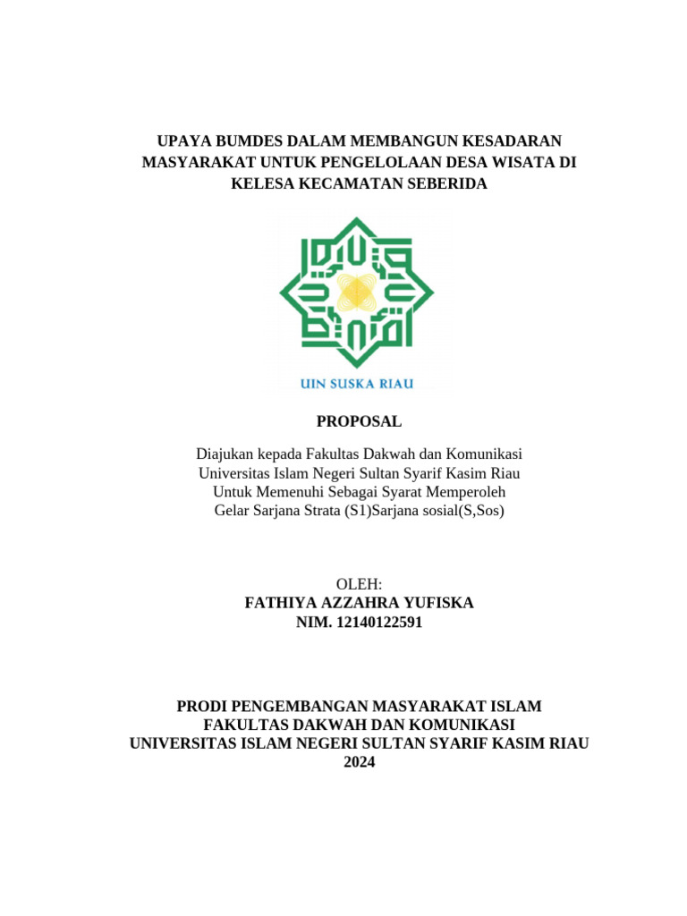 PROPOSAL TIA (Full Bab ) | PDF