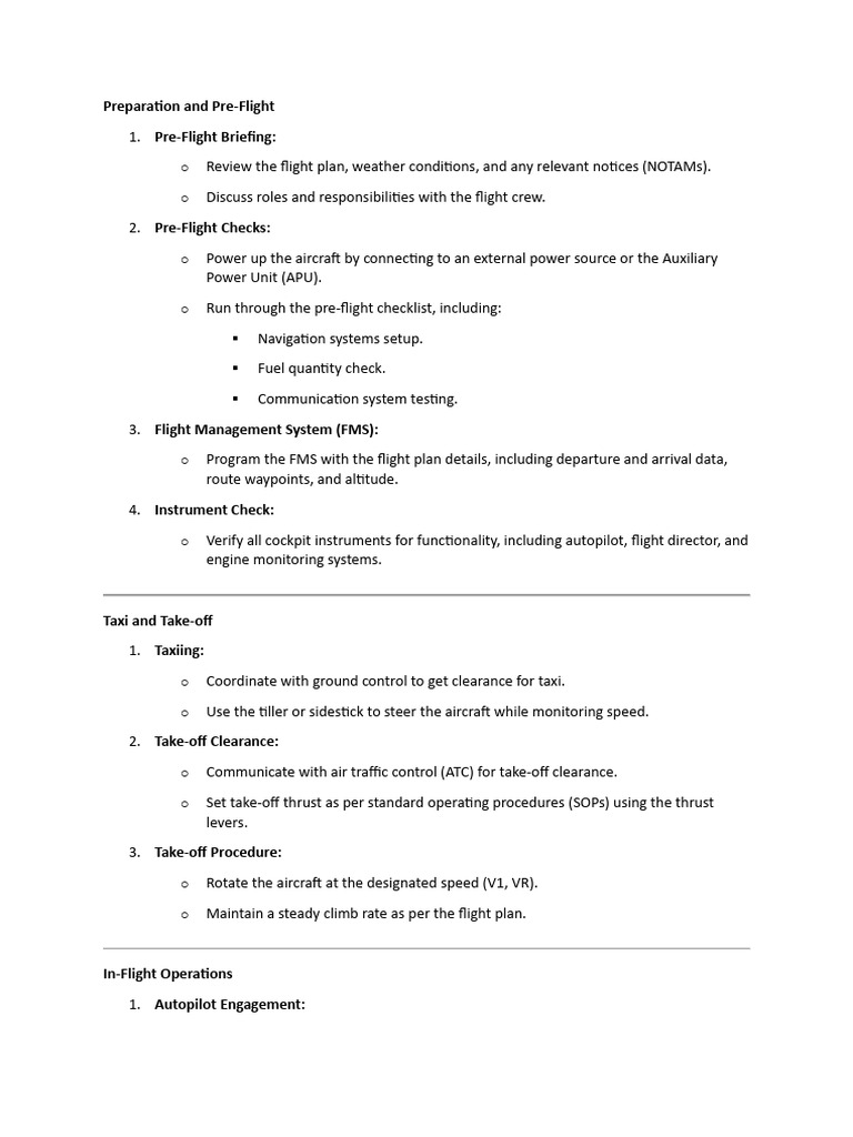 Flight Preparation | PDF | Air Traffic Control | Aircraft