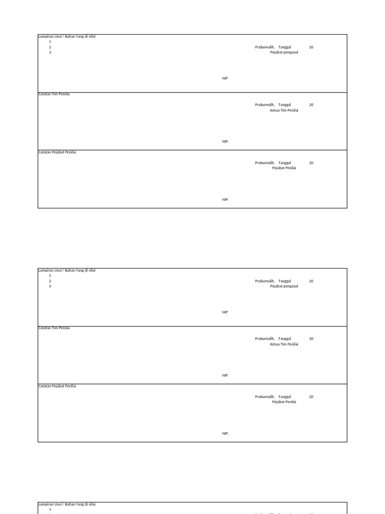 Contoh Dupak Analis | PDF
