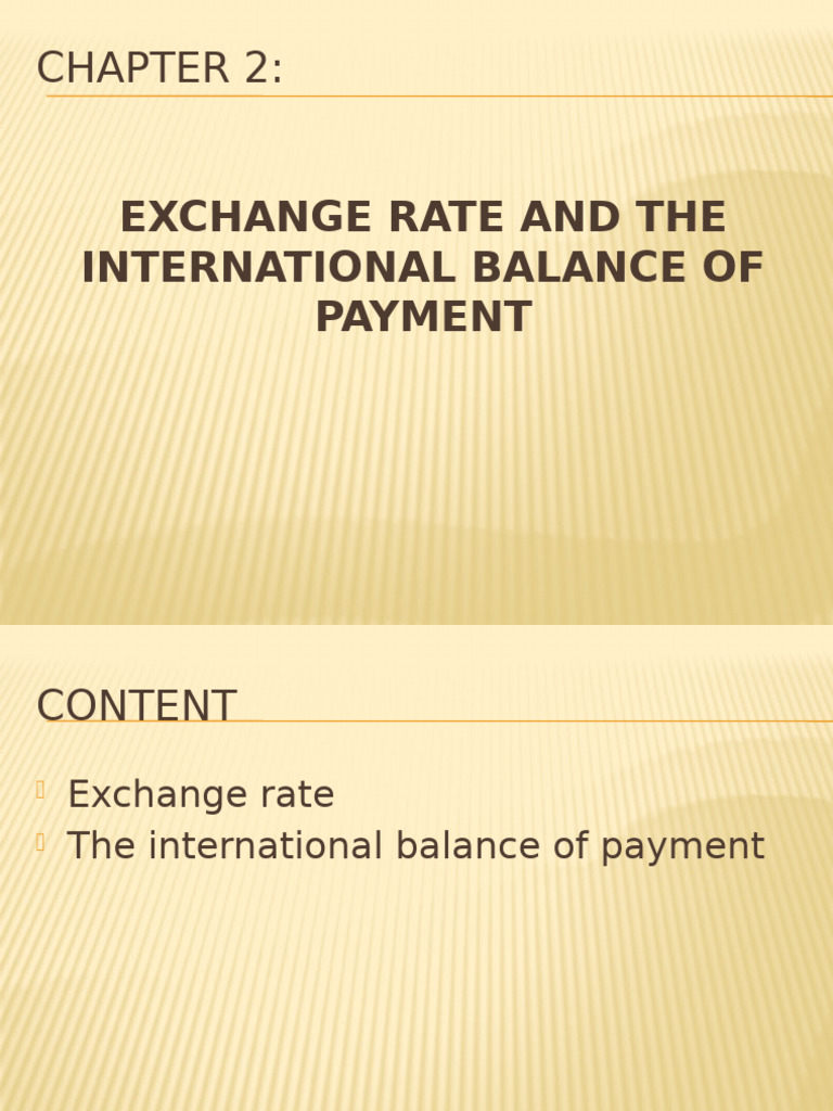 ENG - Chapter 2 | PDF | Exchange Rate | Currency
