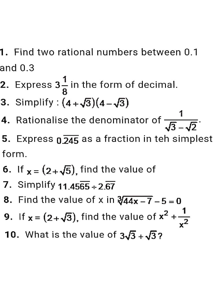 Maths Practice Question 0001 | PDF