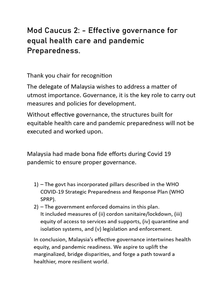 Mod Caucus 2 PDF | PDF