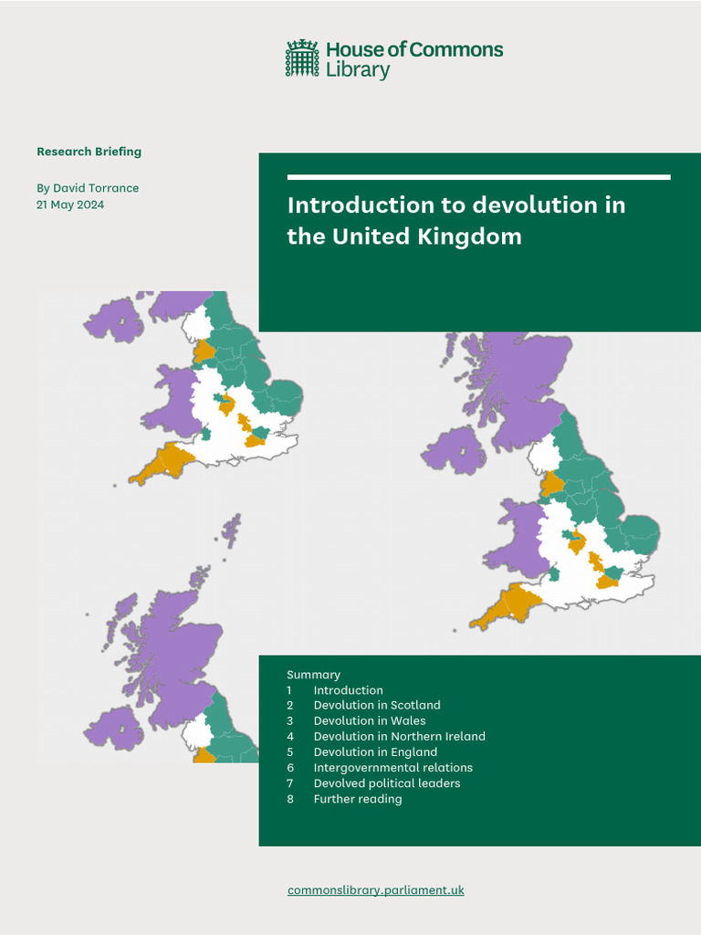 Overview of UK Devolution Process | PDF | Devolution | Scotland