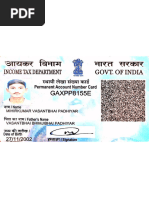 Pancard Back Side | PDF