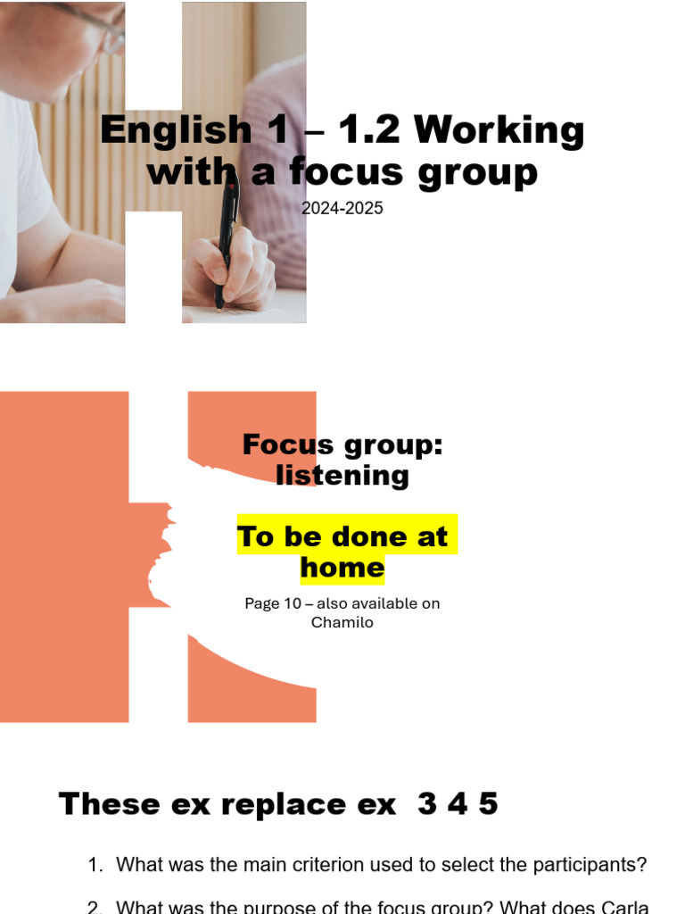 Focus Group Analysis and Question Tags | PDF