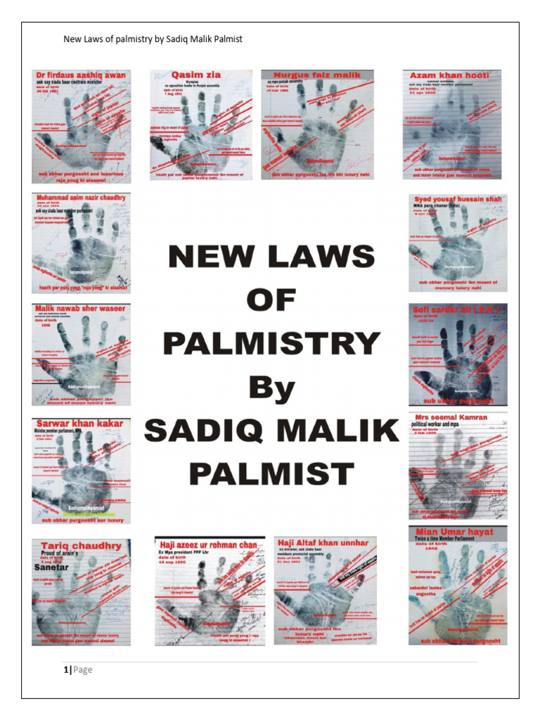 Palmist Sadiq Malik Urdu Book | PDF