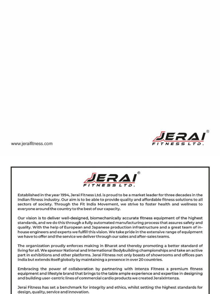 Jerai Fitness Falcon Series-1 | PDF